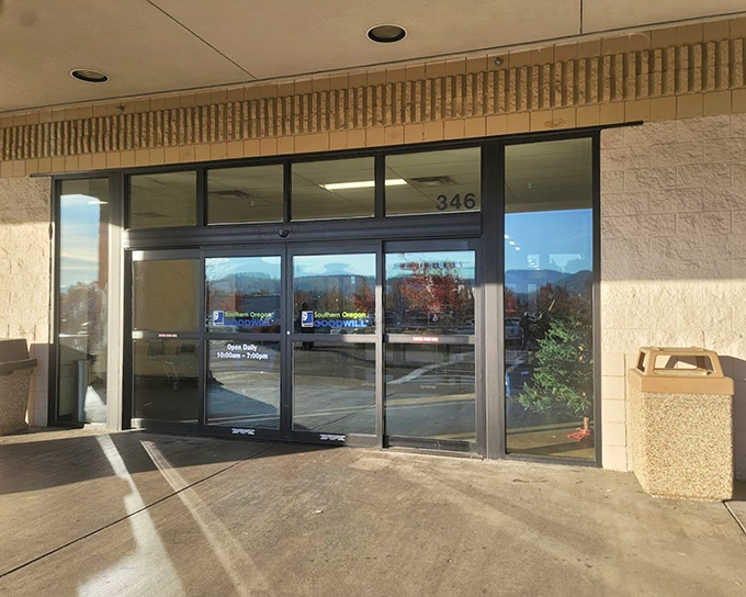 The gateway to thrifting nirvana. These doors have welcomed generations of bargain hunters, each one leaving with something unexpected and wonderful.