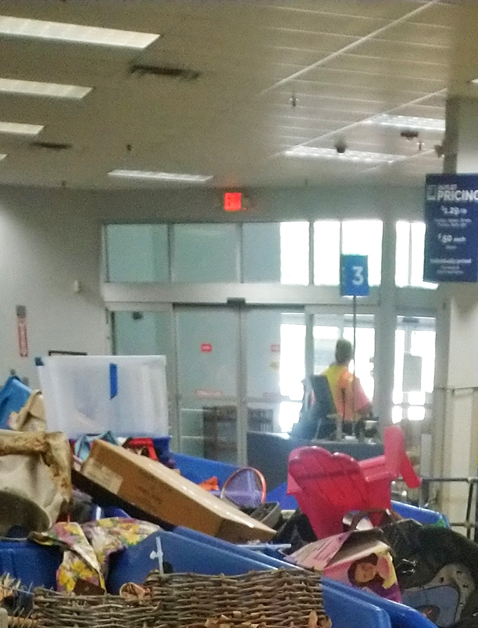 Inside, the no-frills warehouse atmosphere means one thing: the money went into the bargains, not the décor.