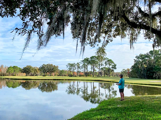Fishing where the only deadline is dinner and the fish actually show up sometimes.