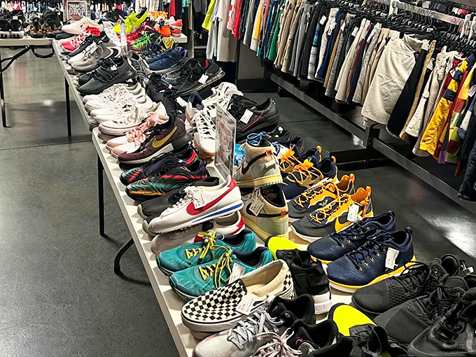 Sneaker paradise where your feet and your budget can both breathe a sigh of relief.