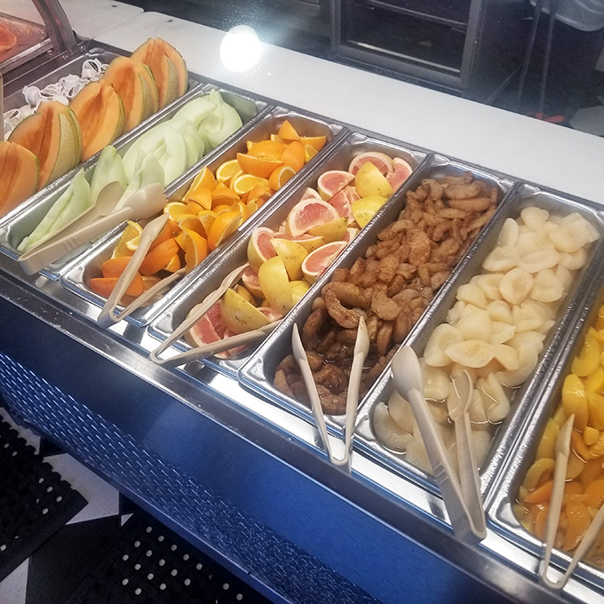 Fresh fruit trays offer sweet redemption between bites of bacon&mdash;Florida citrus practically glowing with sunshine.