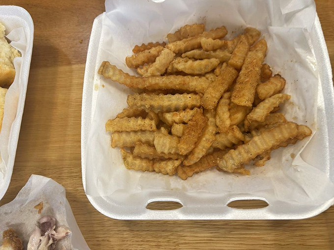 Crinkle-cut fries with attitude. These aren't just side characters&mdash;they're seasoned supporting actors worthy of their own spotlight.