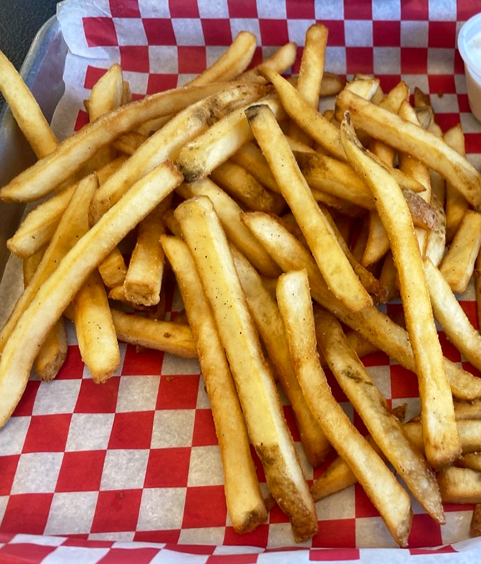 French fries done right. Simple, golden, and perfectly salted—sometimes the classics need no improvement, just proper execution.