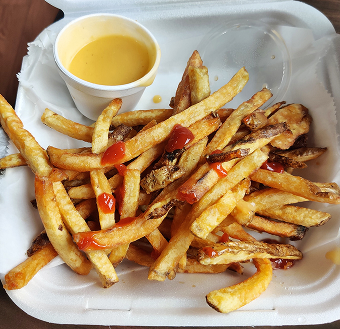 These aren't your average fries&mdash;they're the supporting actors who sometimes steal the scene, especially when dabbed with that distinctive hot sauce.