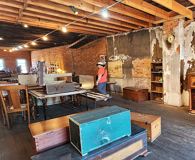 Exposed brick, weathered wood floors, and furniture that's survived longer than most marriages&mdash;this is what character looks like.