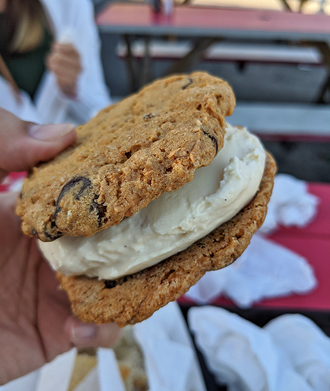 Not your average ice cream sandwich! This sweet finale proves Malibu Seafood understands that after conquering the sea, you need to celebrate with something sweet.