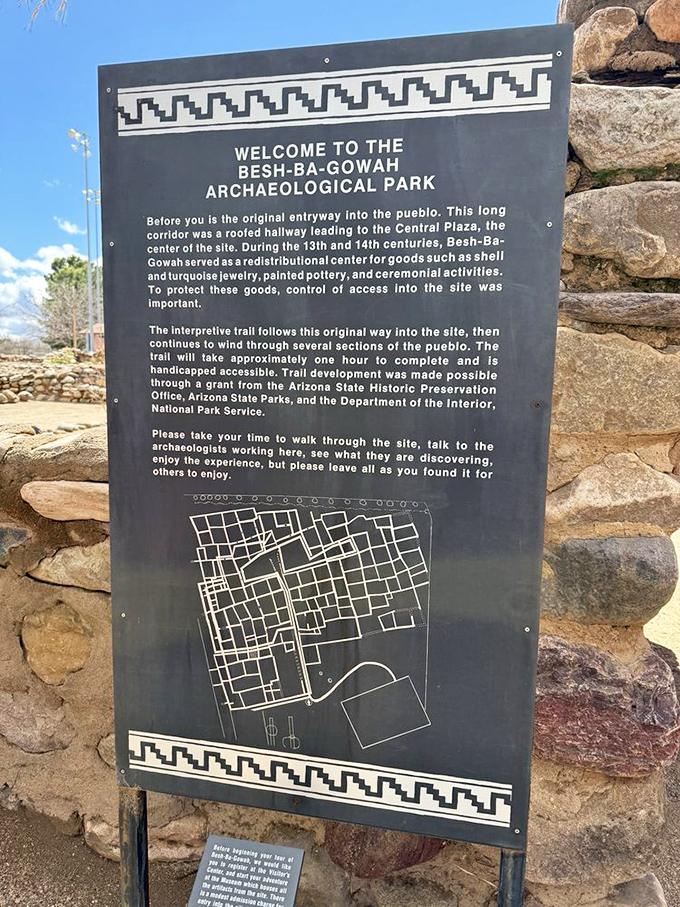 The informational signage offers a roadmap to the past&mdash;no time machine required, just comfortable walking shoes.