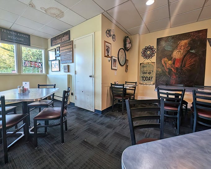 Where conversations happen between bites of comfort food. Every table has heard at least one "you've got to try this."