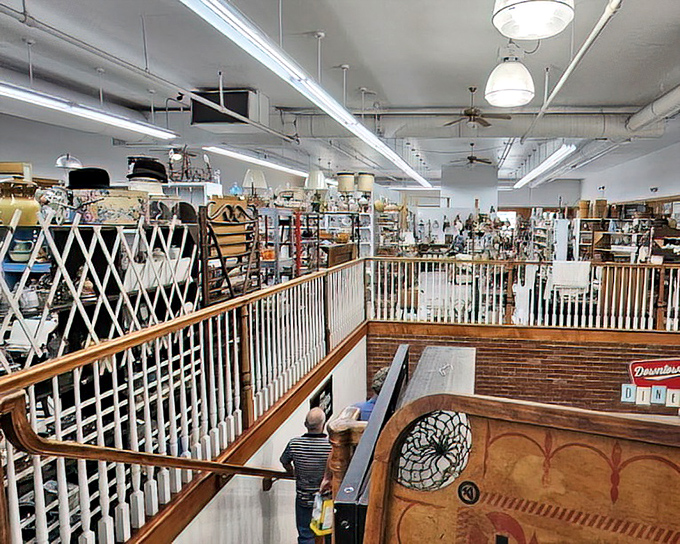 Looking down from the upper level reveals the mall's impressive scale&mdash;a labyrinth of memories where time stands still but your shopping hours fly by.