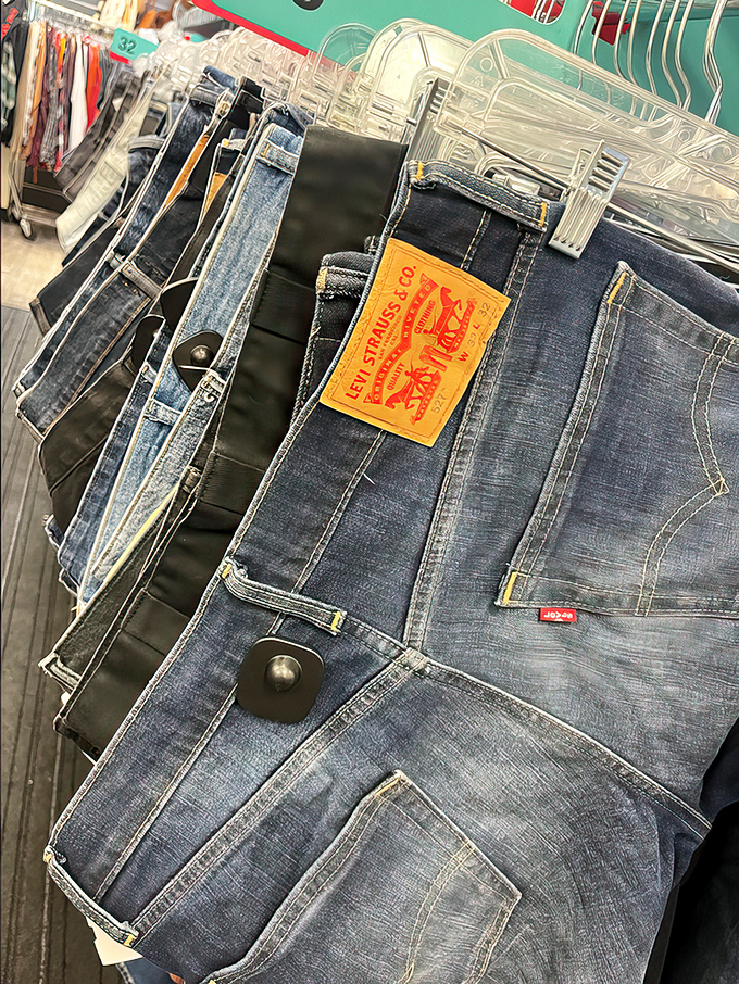 Levi's that have already done the hard work of breaking in, now waiting for their second act in your wardrobe's ongoing drama.