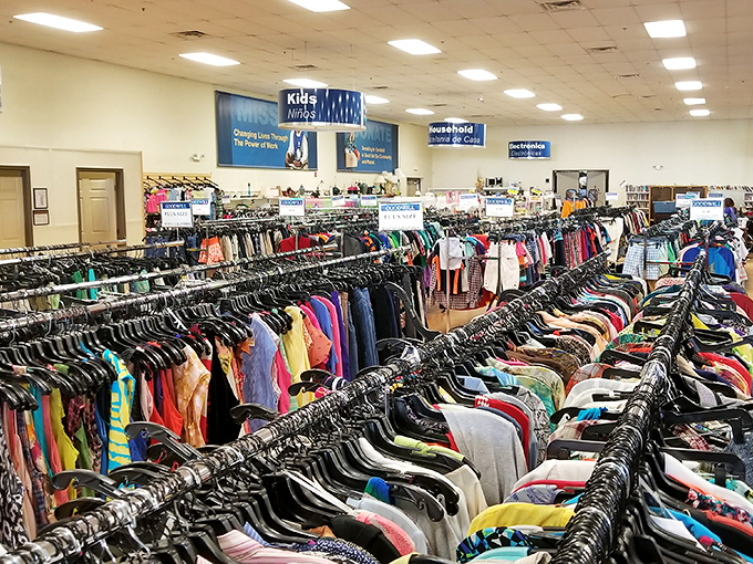 Kid's clothes paradise where growth spurts meet budget-friendly solutions. Why pay mall prices when they'll outgrow everything faster than crawfish season?