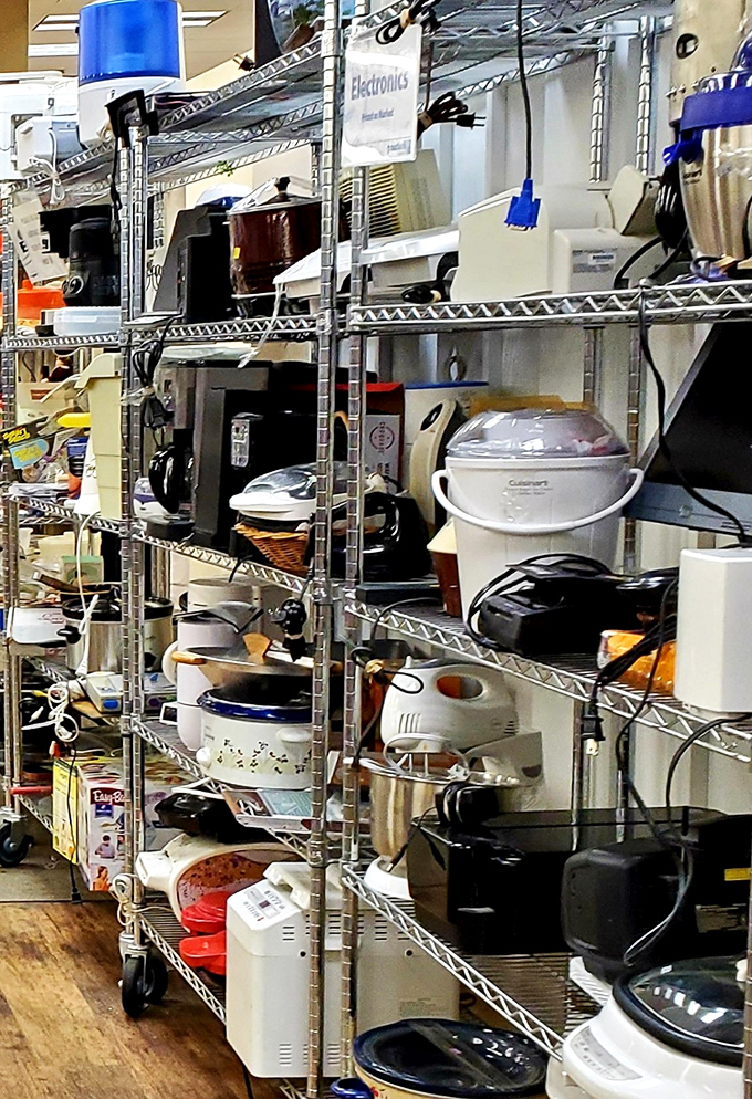 Kitchen appliance heaven! That bread maker someone received as a wedding gift and never used? It's your ticket to homemade sourdough without the artisanal markup.