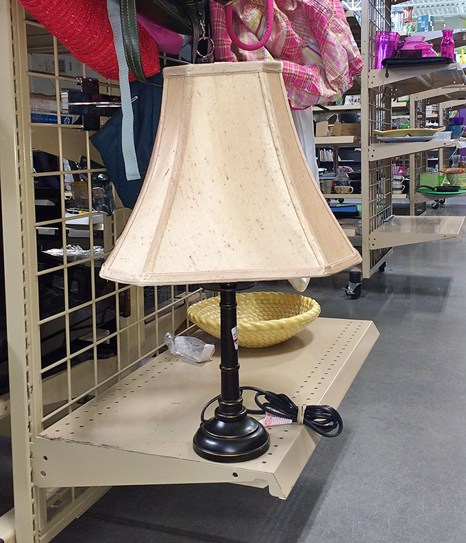 This isn't just a lamp&mdash;it's someone's discarded decor decision waiting to illuminate your reading nook for less than a fancy coffee.