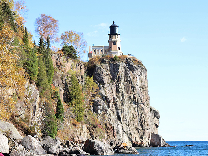 Split Rock Lighthouse stands guard like Minnesota's own coastal sentinel, a North Shore icon that's appeared on more refrigerator magnets than anyone can count.