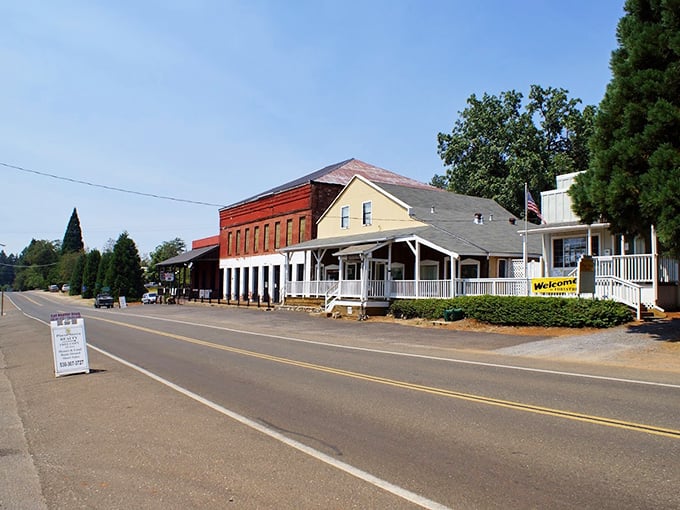 Foresthill's main street looks like it was plucked from a movie set about small-town America, minus the Hollywood exaggeration.