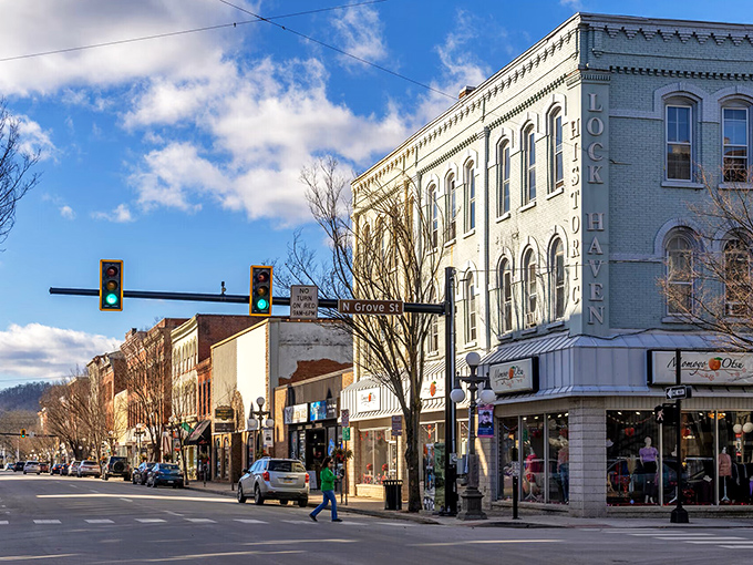 Main Street's historic buildings house locally-owned shops where your dollar stretches further than your grandkids' excuses for not calling more often.