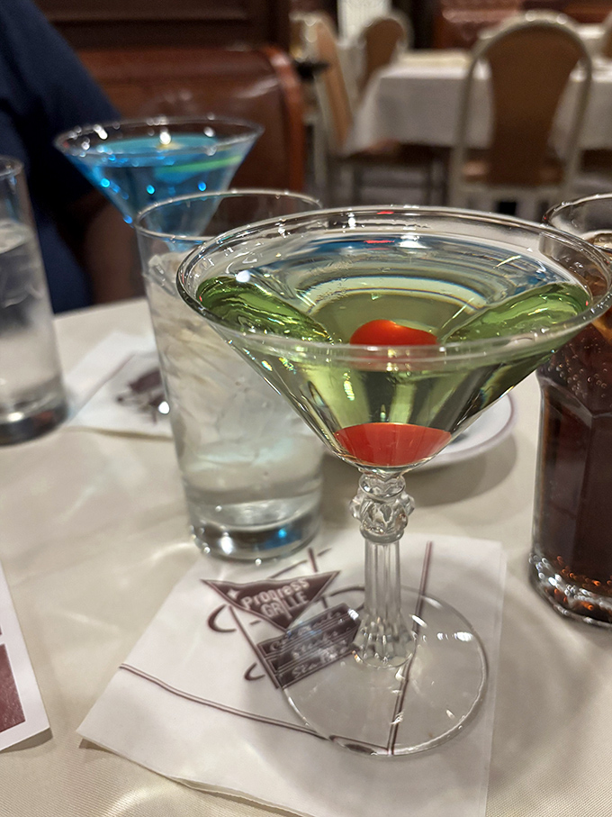 The martinis here aren't trying to reinvent the wheel—they're just reminding you why wheels were such a good idea in the first place.