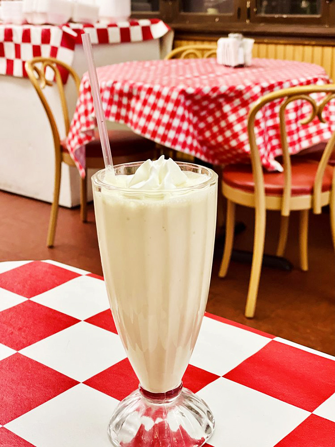This isn't just a milkshake&mdash;it's a frothy monument to simpler times, served in a glass that's seen decades of first dates and family celebrations.