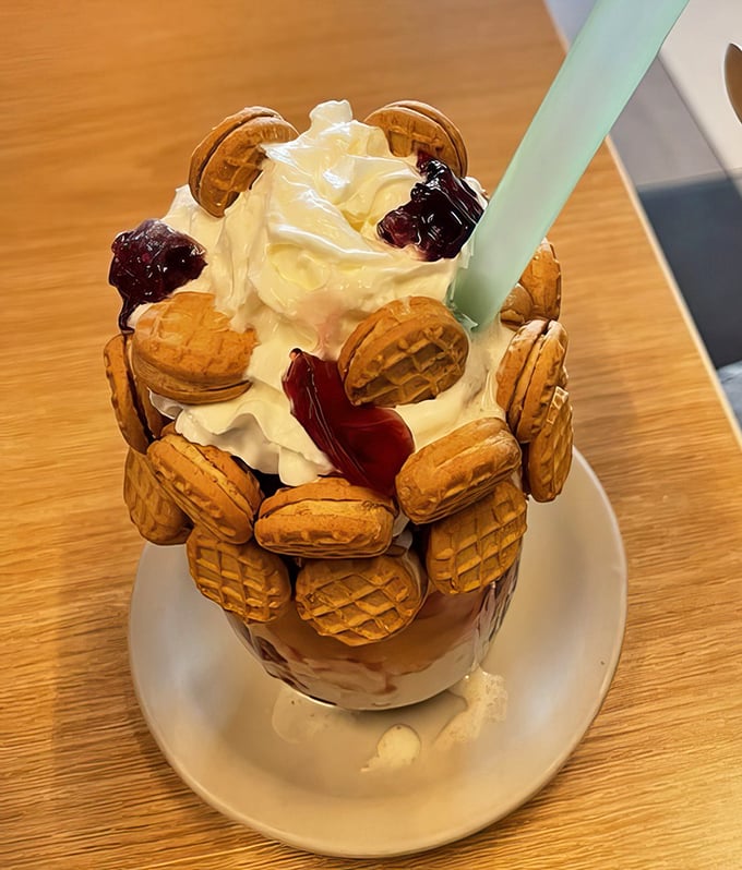 This Nutter Butter shake isn't just dessert&mdash;it's what childhood dreams look like when they grow up.