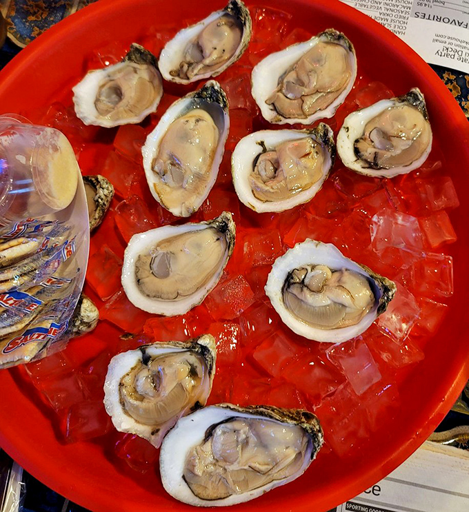 Fresh oysters on ice&mdash;nature's perfect appetizer. These briny treasures need nothing more than a squeeze of lemon and good company.