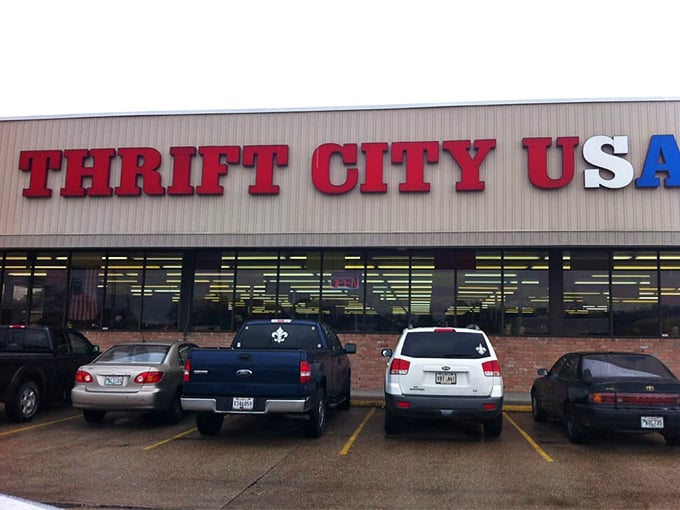 The parking lot fills with vehicles of savvy shoppers who know that Louisiana's best-dressed aren't always those who spend the most.