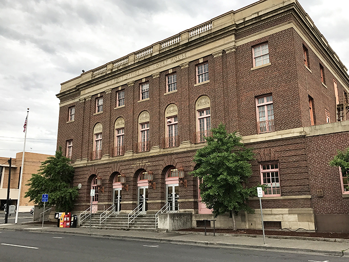 The stately brick post office building reminds us of a time when architecture was meant to inspire civic pride, not just house government functions.