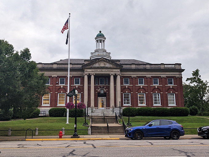This isn't just a post office&mdash;it's a red-brick testament to when public buildings were designed to inspire civic pride rather than just house government functions.