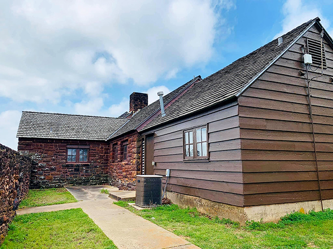 Not just a cabin, but a time machine to when craftsmanship mattered. Stone and wood telling stories that Airbnb listings can only dream about.