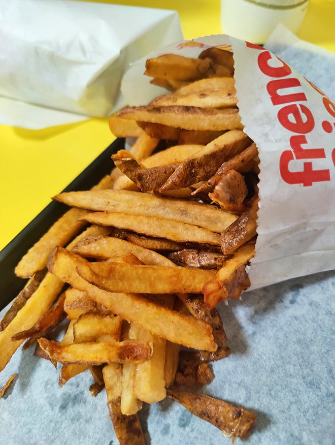 French fries so perfectly golden and crisp, they make you wonder why anyone bothered inventing other side dishes.