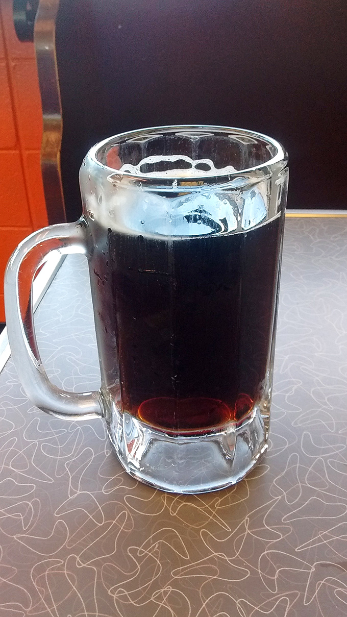 The frosty mug of root beer isn't just a drink&mdash;it's the perfect supporting actor in the culinary theater that is Jolly's Drive-In.