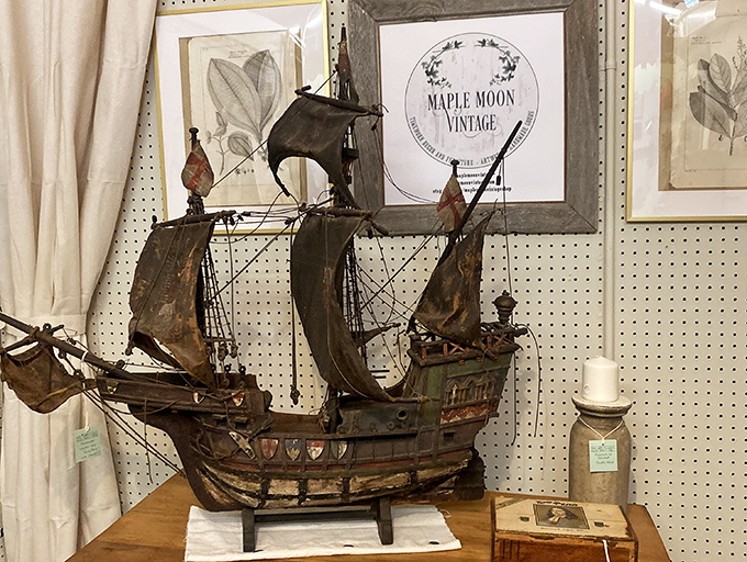 This model sailing ship didn't just sail the seven seas &ndash; it navigated its way through decades to dock in someone's living room.