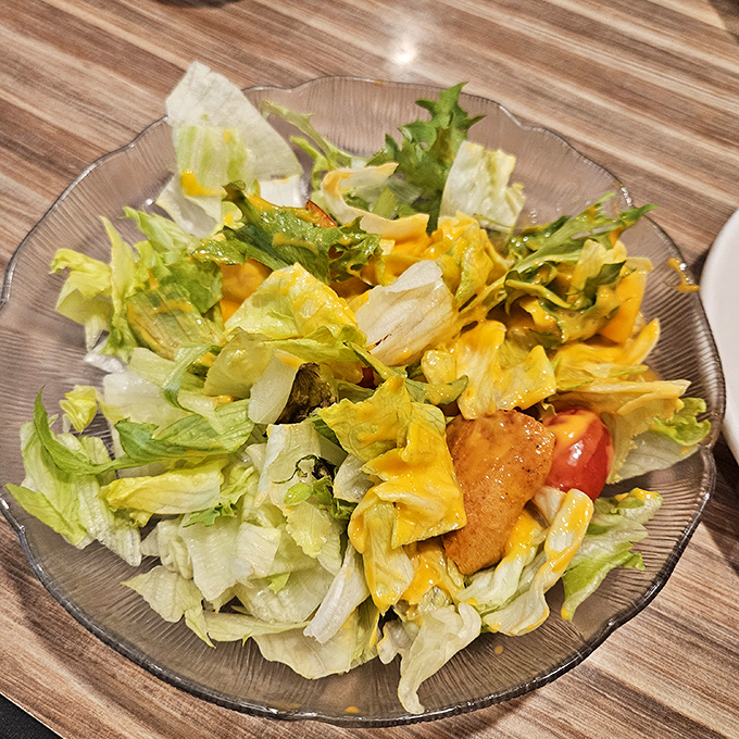 Fresh greens prove that Pumpernick's takes every element of your meal seriously, even the healthy stuff.