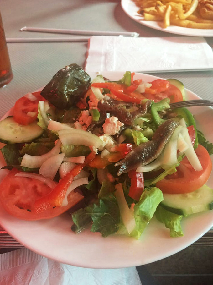 This isn't just a Greek salad &ndash; it's a Mediterranean vacation for your taste buds, no passport required.