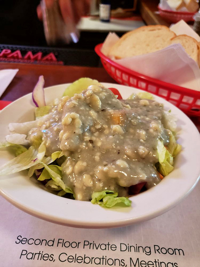 This isn't just a side salad; it's the opening act that sets the stage for the culinary concert to follow.