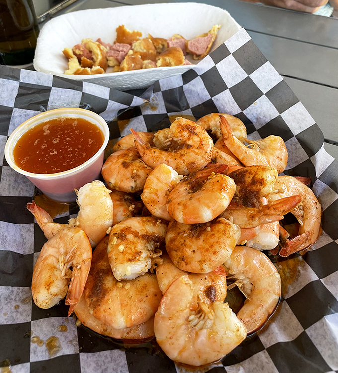 These shrimp aren't just steamed; they're transformed into plump, spice-dusted morsels that make you wonder why you ever eat anything else.