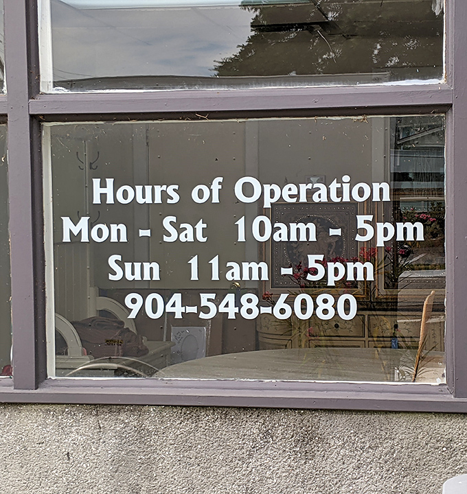 Open seven days a week &ndash; because the pursuit of vintage treasures waits for no weekend warrior.