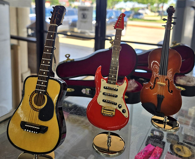 Musical instruments waiting to soundtrack someone's next chapter, from acoustic dreams to electric fantasies, all without requiring a second mortgage.