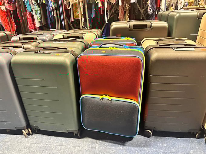 Luggage that's ready for its next adventure! These suitcases are like retired travelers with stories to tell, waiting for you to write their next chapter.