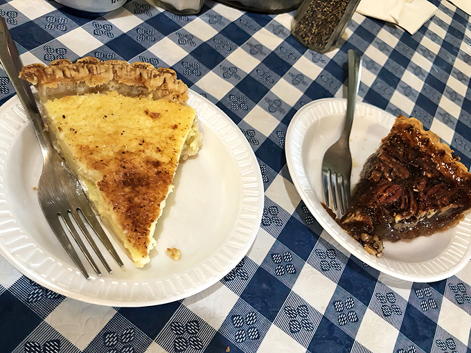 Pie philosophy 101: Life is uncertain, so eat dessert first&mdash;especially when it's homemade custard and pecan pie that could make angels weep.