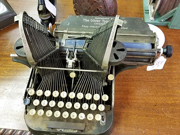 This Oliver typewriter has probably written love letters, resignation notices, and maybe even the Great American Novel.
