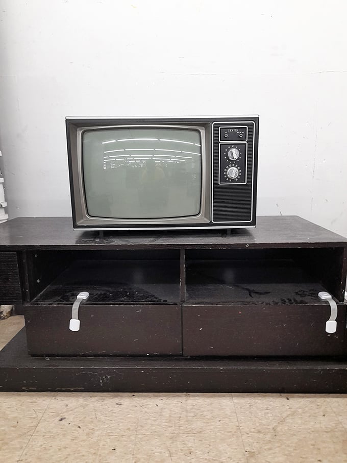 This isn't just an old TV&mdash;it's a portal to when families gathered around three channels and nobody complained about buffering.