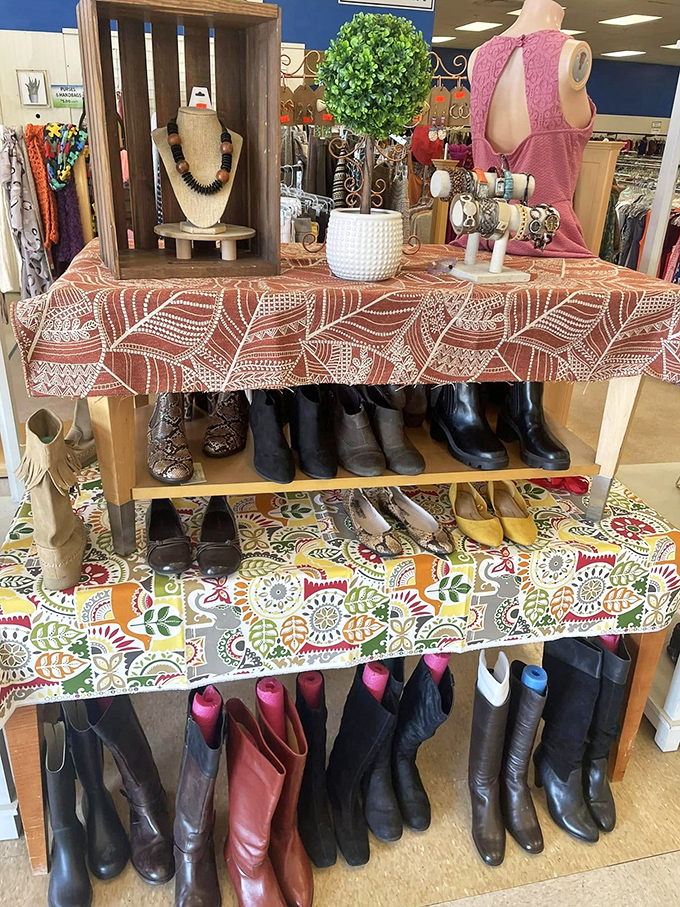 Boot boulevard showcases footwear for every occasion&mdash;from line dancing to puddle jumping&mdash;all waiting for their Cinderella moment.