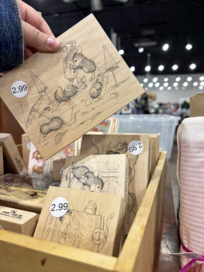These whimsical mouse stamps aren't just crafting supplies&mdash;they're $2.99 tickets to your next creative adventure. Martha Stewart would approve.