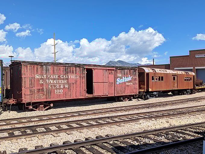 These weathered wooden cars have seen more of America than most Americans, carrying history along with their cargo.