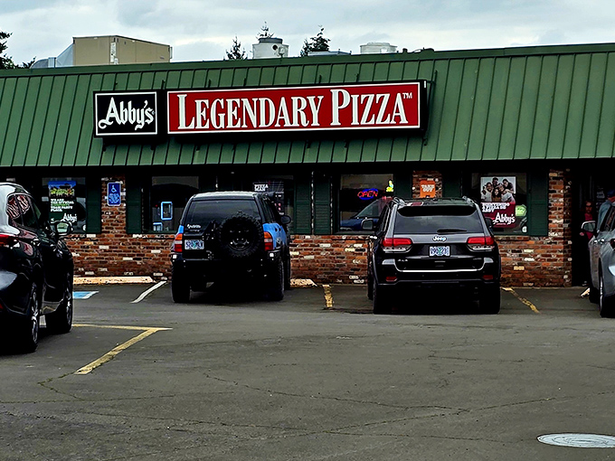 Strip mall location, legendary reputation &ndash; proof that great pizza doesn't need a fancy address to succeed. 