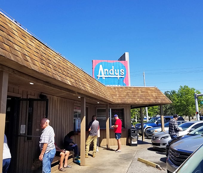 Vintage signage promising "ROYAL TREATS" isn't false advertising&mdash;this walk-up window delivers childhood summers in every cone.