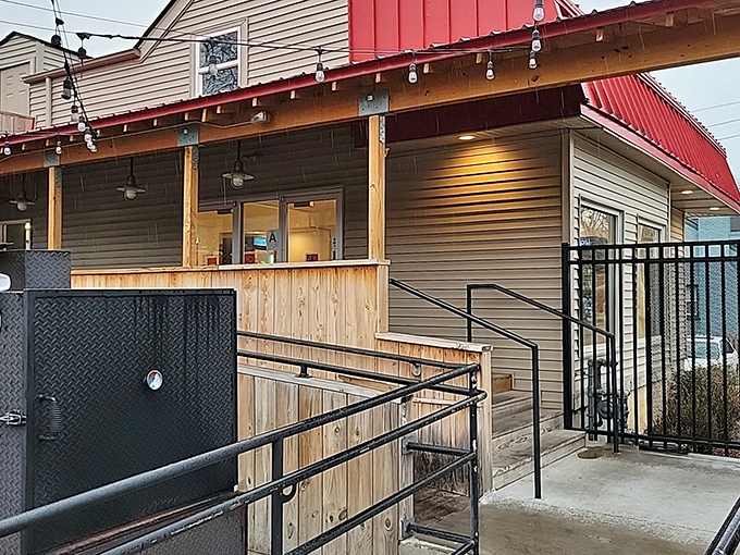 Back Deck BBQ's simple building is like a book with an unassuming cover but incredible story inside.