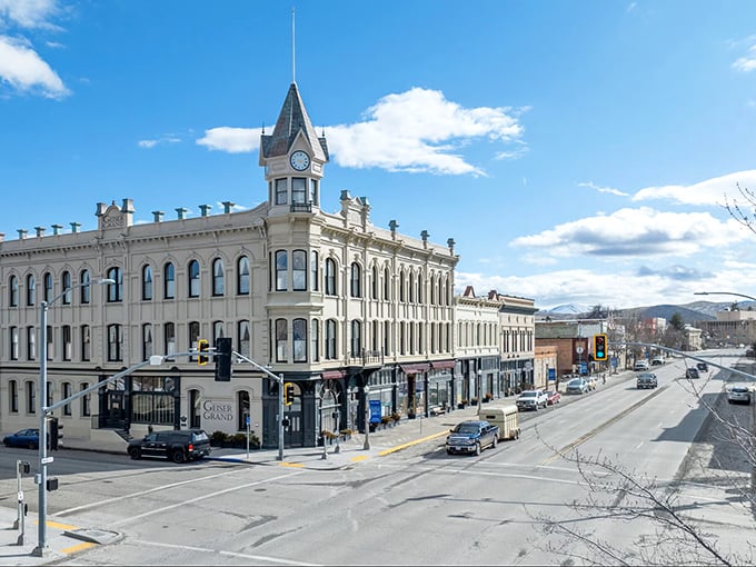 Baker City's Victorian elegance stands proud against the Elkhorn Mountains like a frontier success story.
