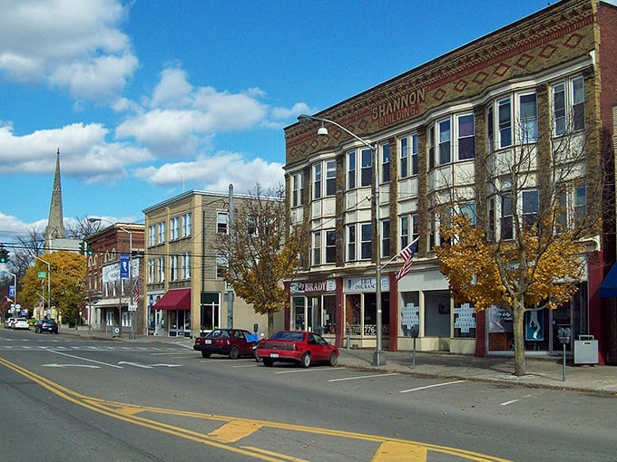 Bath's historic downtown delivers Finger Lakes charm without the tourist prices, perfect for stretching those retirement dollars further.