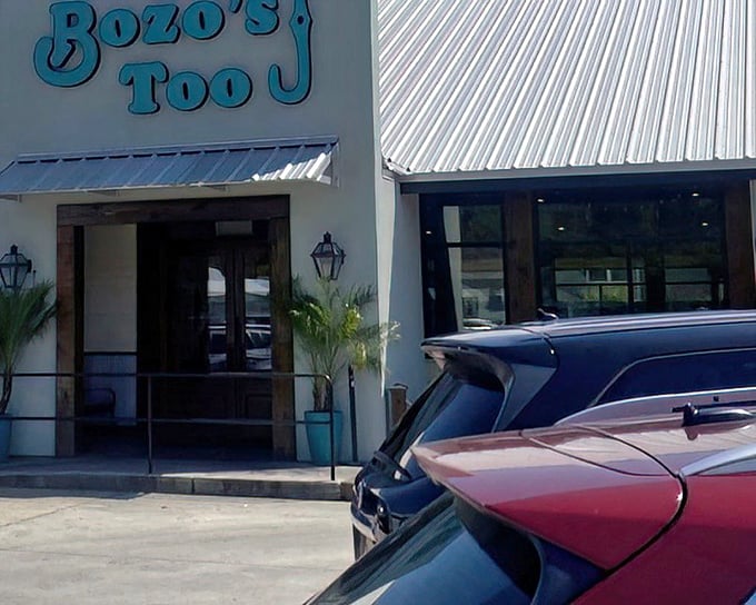 Simple blue and white never looked so inviting - sometimes the best seafood hides in unassuming packages.